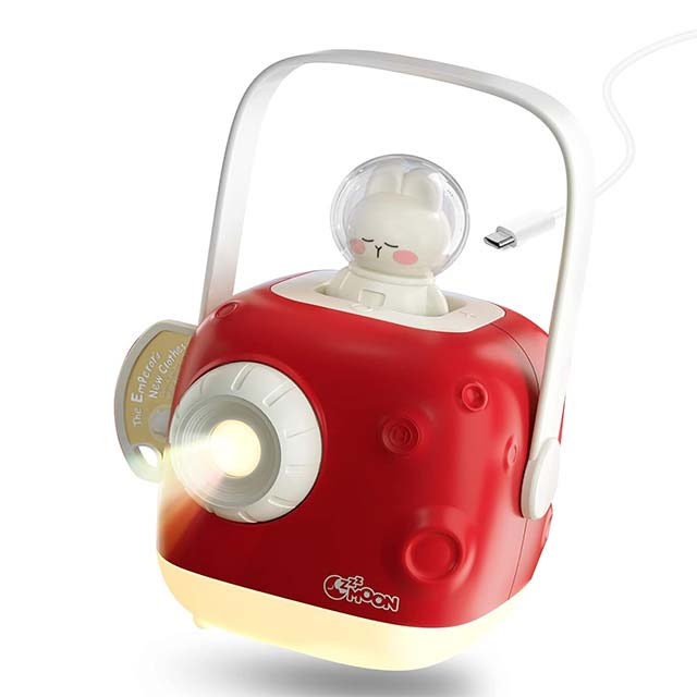 ZZZMOON Kids Story Projector – Interactive Bedtime Night Light & Story ...