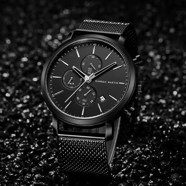HANNAH MARTIN Stainless Steel Chronograph Men Watch Model (HM-109) – EGLOW