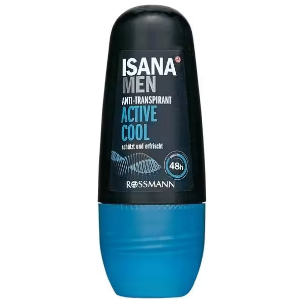 ISANA MEN Roll On Antiperspirant Active Cool 50 ml – EGLOW