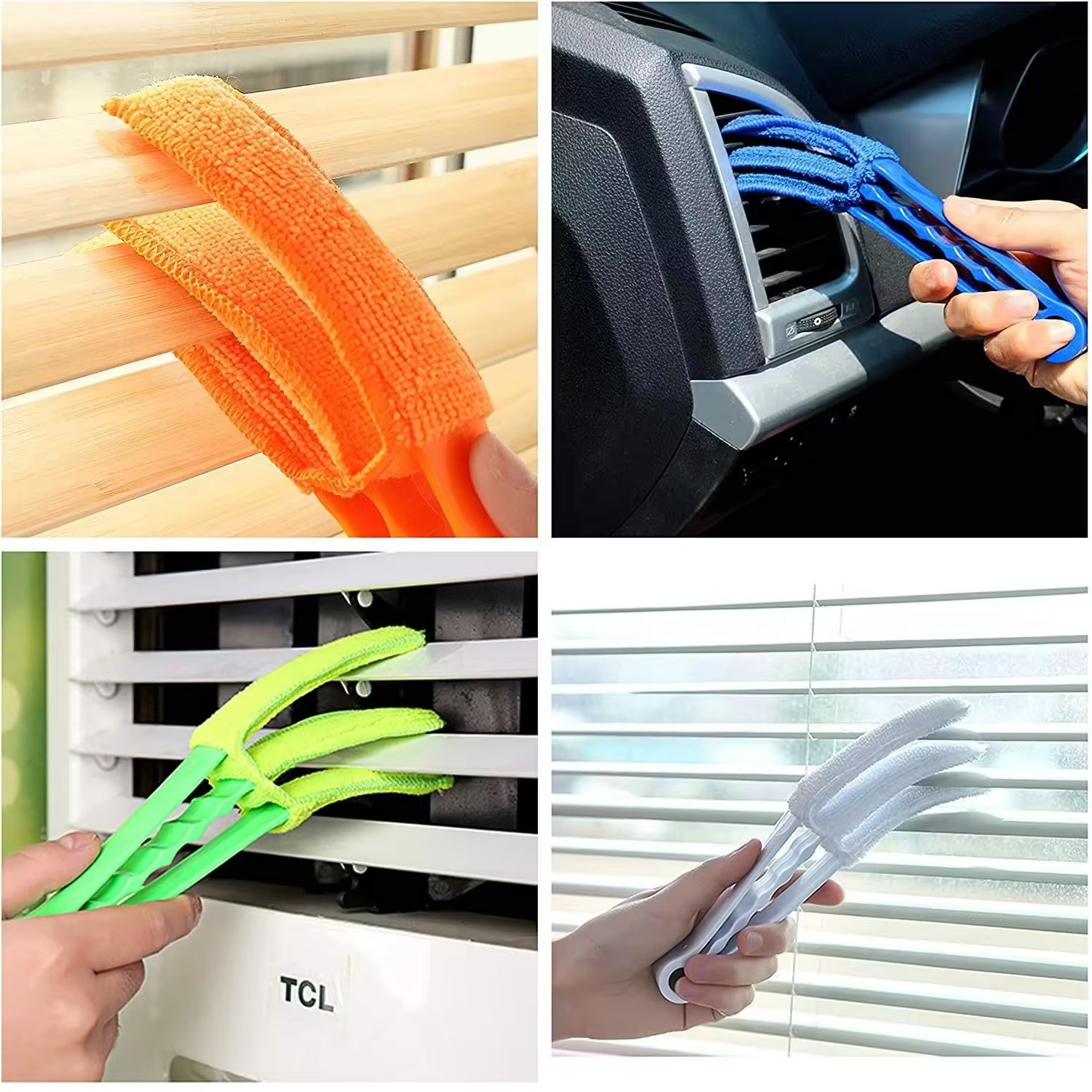 Washable PP/Microfiber Dust Cleaning Shutter Brushes – EGLOW